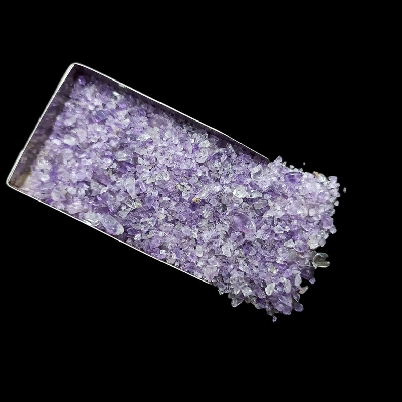 Amethyst Crushed Raw Stone Powder, 1-3mm Amethyst Powder, Healing ...