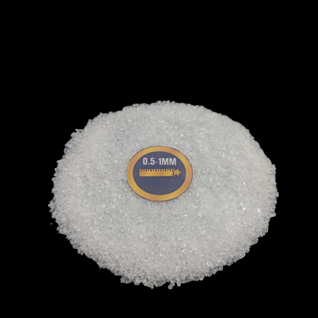 Crystal Crushed Raw Stone Powder, 0.5mm to 1mm Crystal Powder, Healing ...