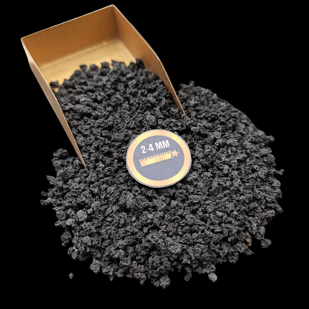 Natural Coarse Crushed Lava Gemstone 2-4mm for Crafts Making Home ...
