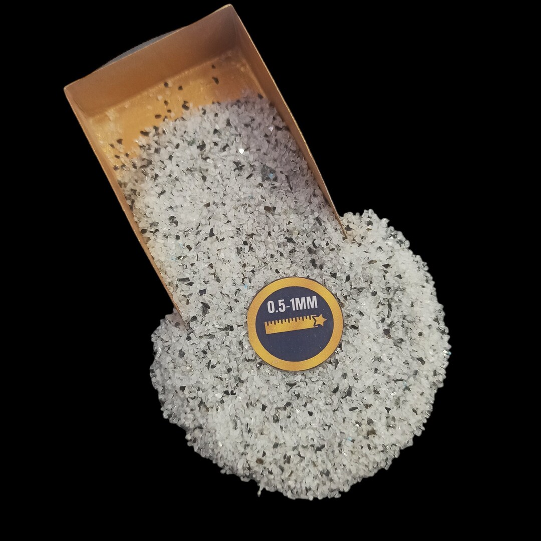 Gemstone Crushed Coarse Sand Moonstone White Rainbow Powder 0.5-1mm for ...