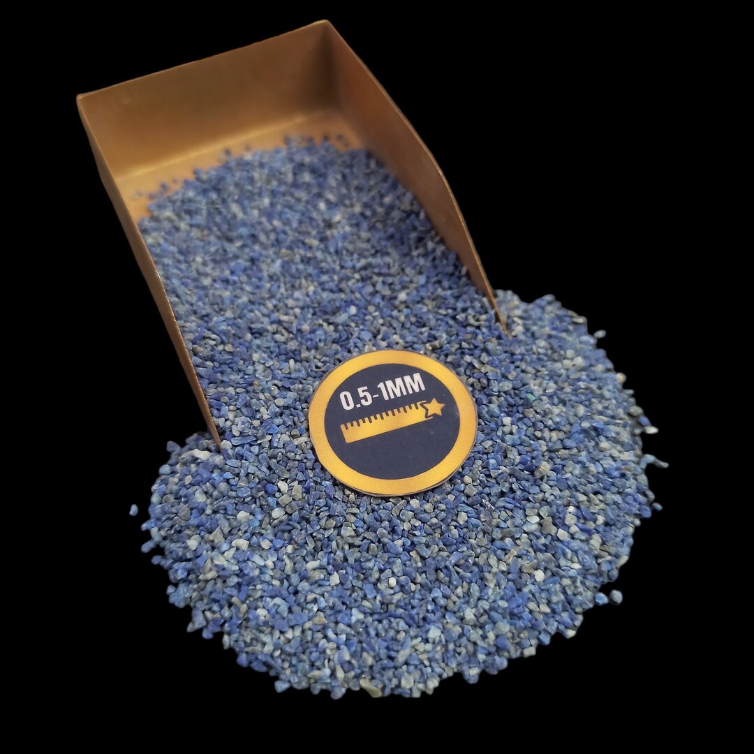 Lapis Lazuli Natural Gemstone Crushed Coarse 0.5-1mm Ideal for DIY ...
