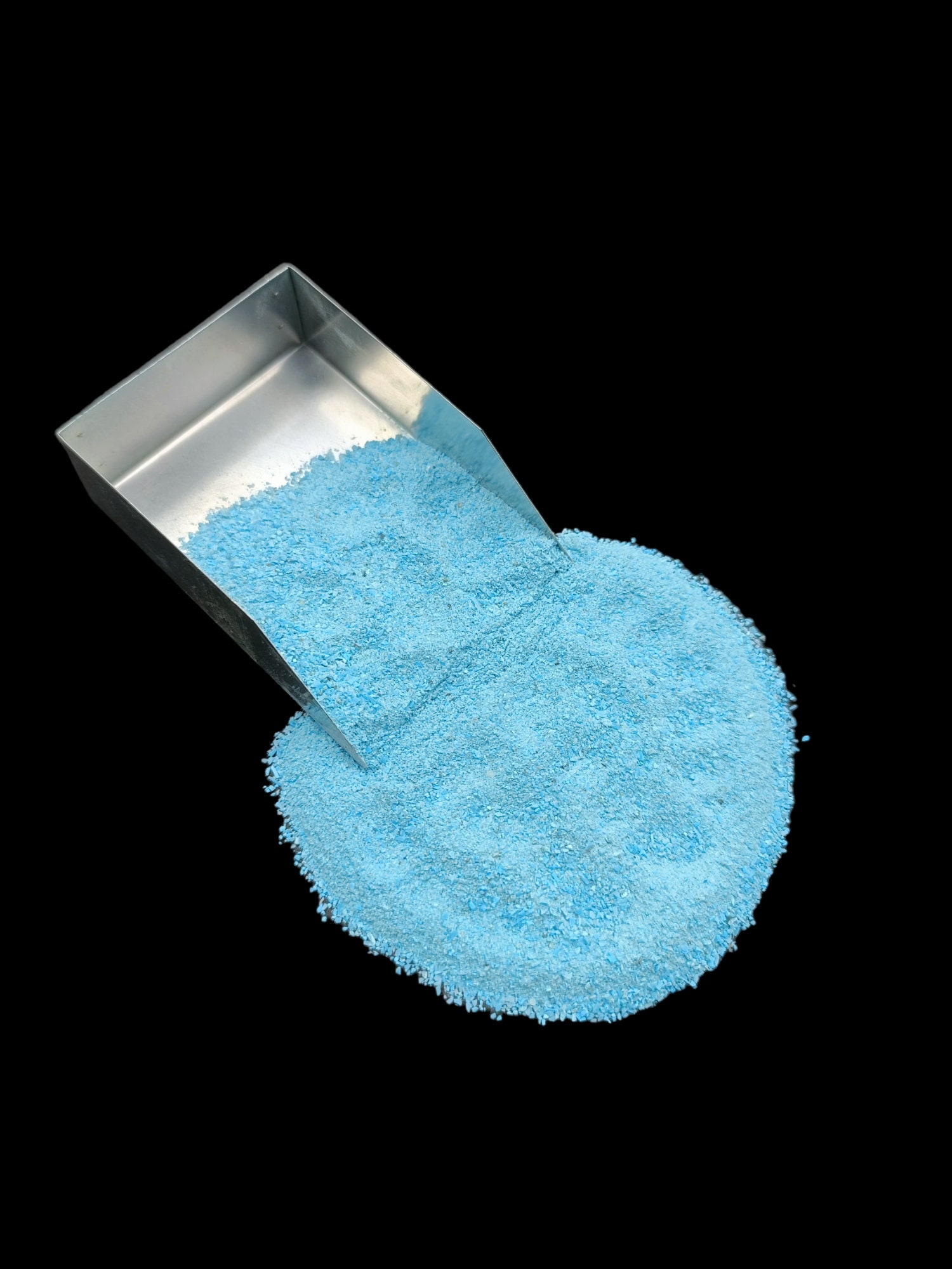 Turquoise Crushed Raw Stone Powder, Fine Turquoise Powder, Sky Blue ...