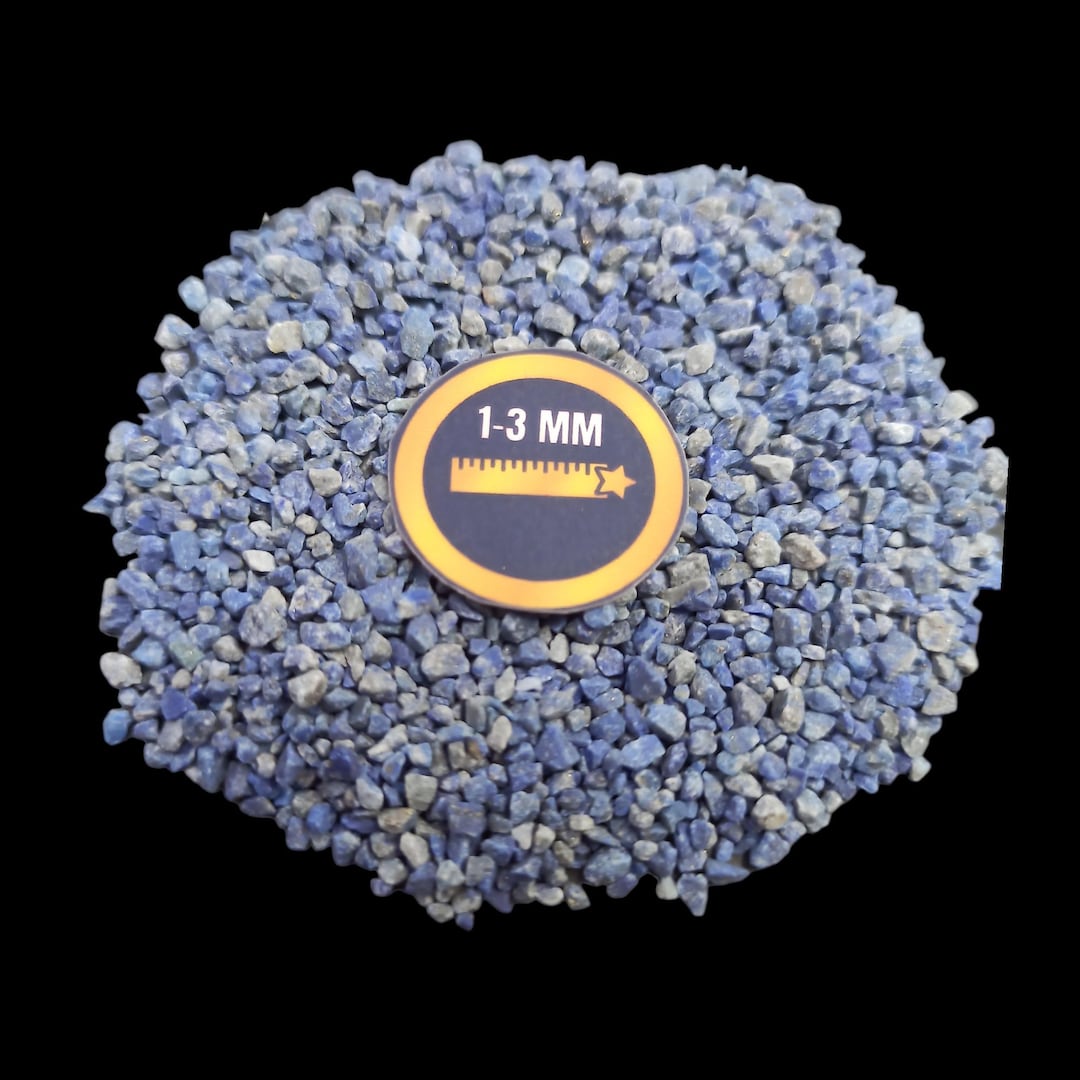 Lapis Lazuli Crushed Coarse Natural Gemstone Raw Stone Powder, 1-3mm ...