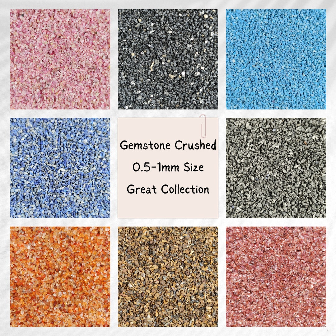 Gemstones Crushed Coarse Powder 0.5-1mm Size | Wholesale Bulk Lot of ...