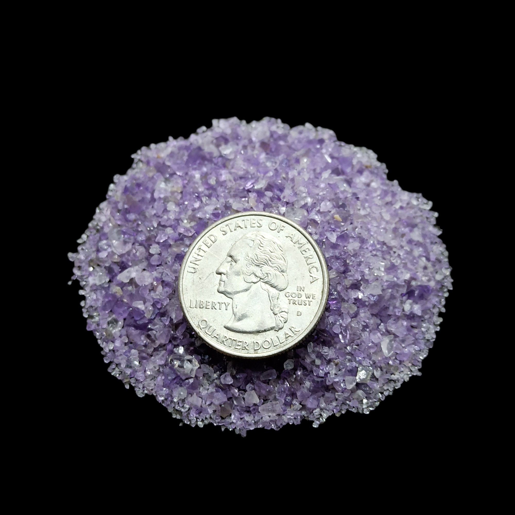 Amethyst Crushed Raw Stone Powder, 1-3mm Amethyst Powder, Healing ...