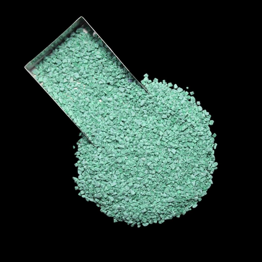 Malachite Crushed Raw Stone Powder, 1-3mm Blue Powder, Synthetic ...