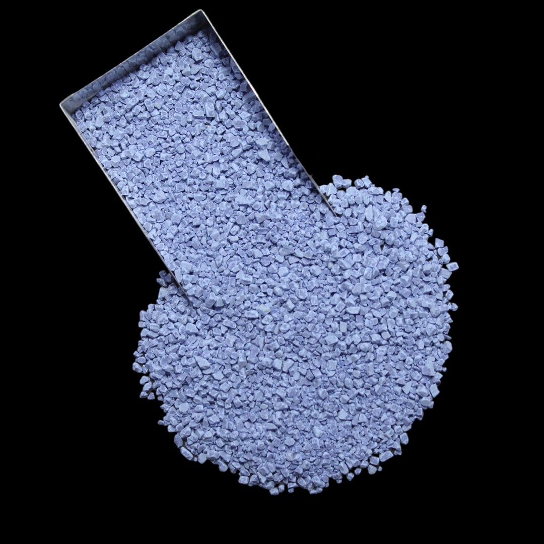 Blue Turquoise Crushed Raw Stone Powder, 1-3mm Blue Powder, Synthetic ...