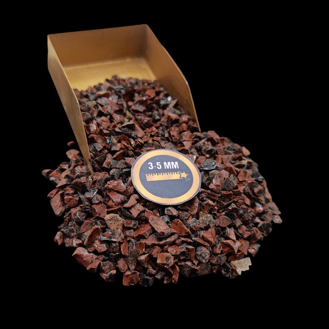 Mahogany Obsidian Powder 3-5mm for Jewelry Making Wood Inlay Resin Art ...