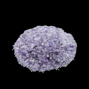 Amethyst Crushed Raw Stone Powder, 1-3mm Amethyst Powder, Healing ...