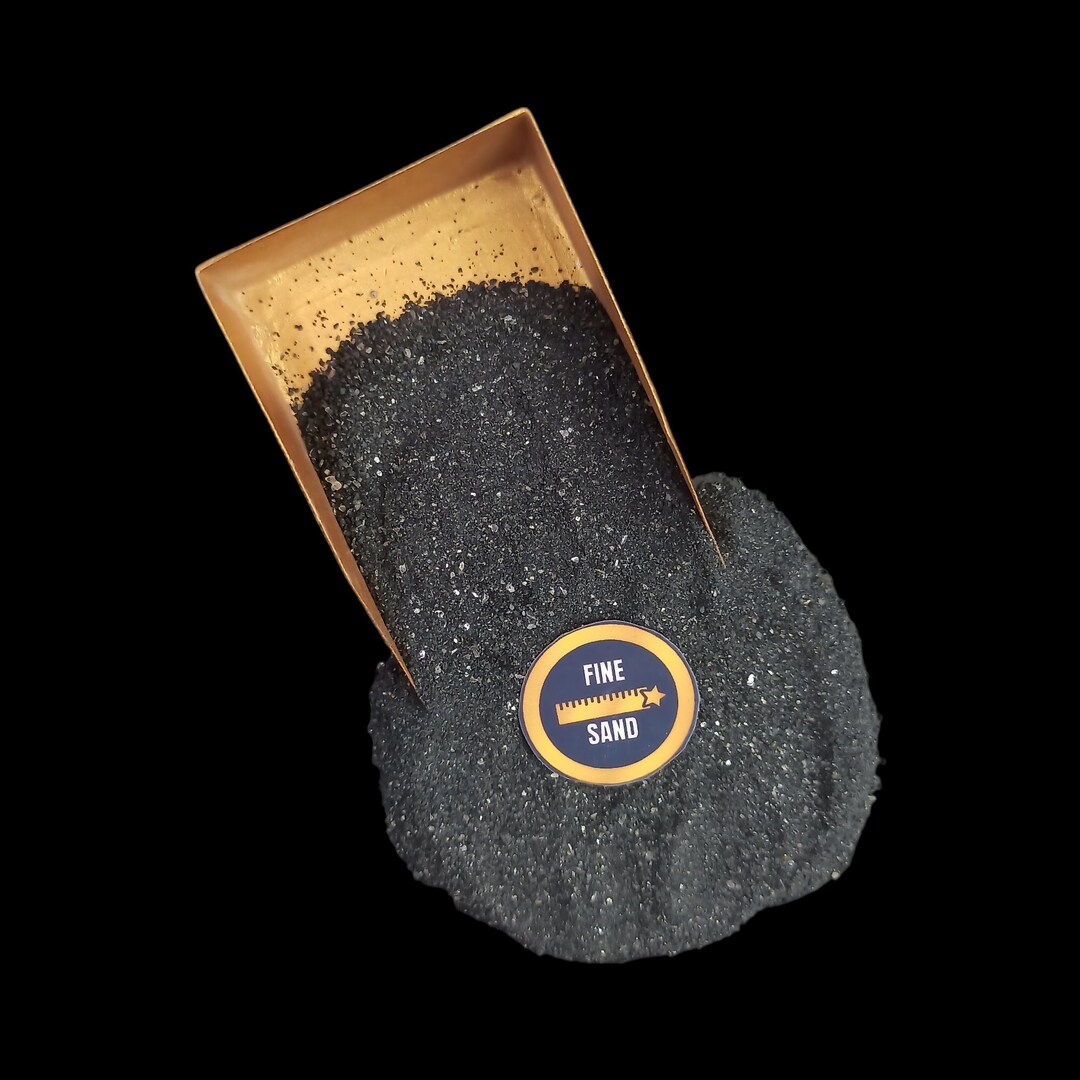 Black Tourmaline Natural Gemstone Fine Sand Dust Powder Massage Powder ...