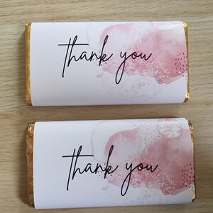 Personalised Galaxy Chocolate Bar Wrapper: Thank You Gift - Etsy UK