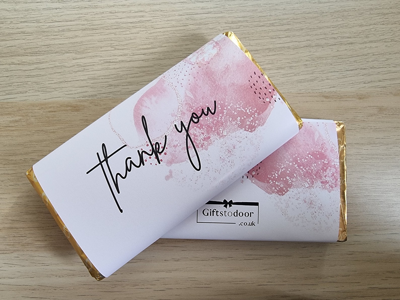 PERSONALISED Chocolate Bar Wrapper, Personalised Thank You, Birthday ...