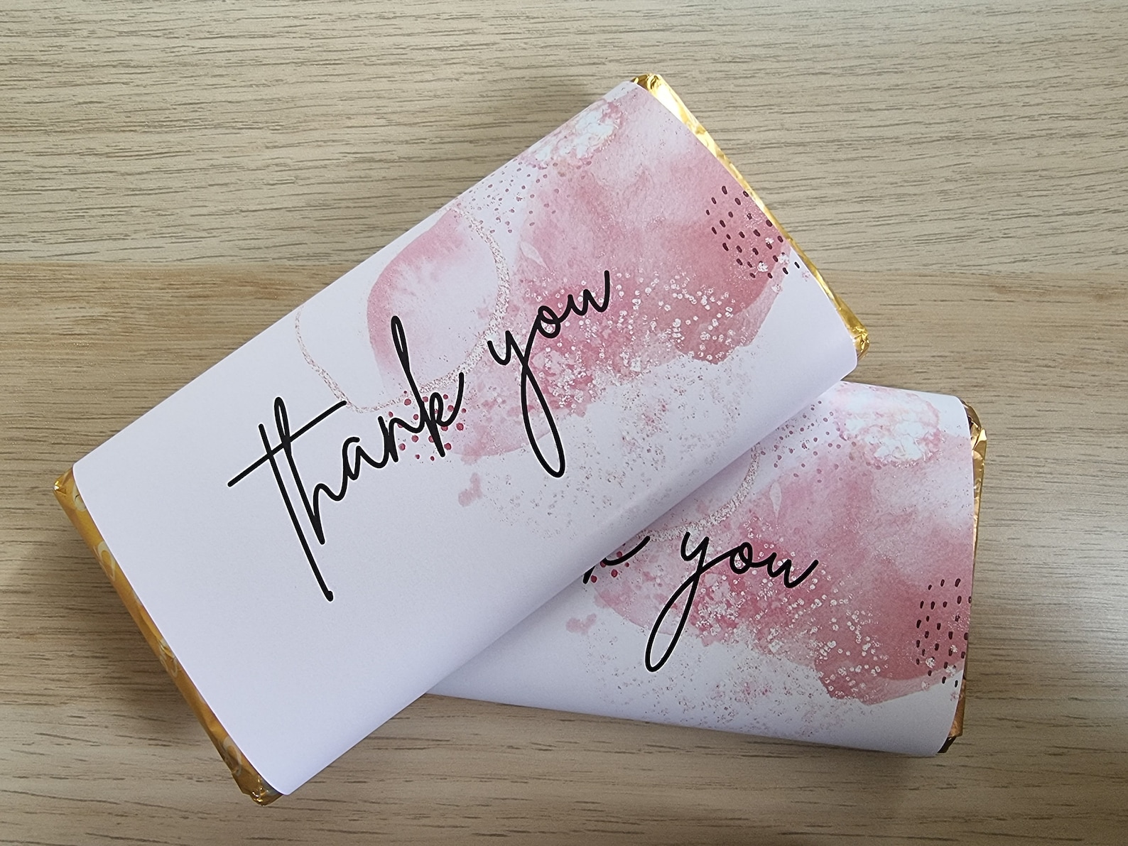 PERSONALISED Chocolate Bar Wrapper, Personalised Thank You, Birthday ...