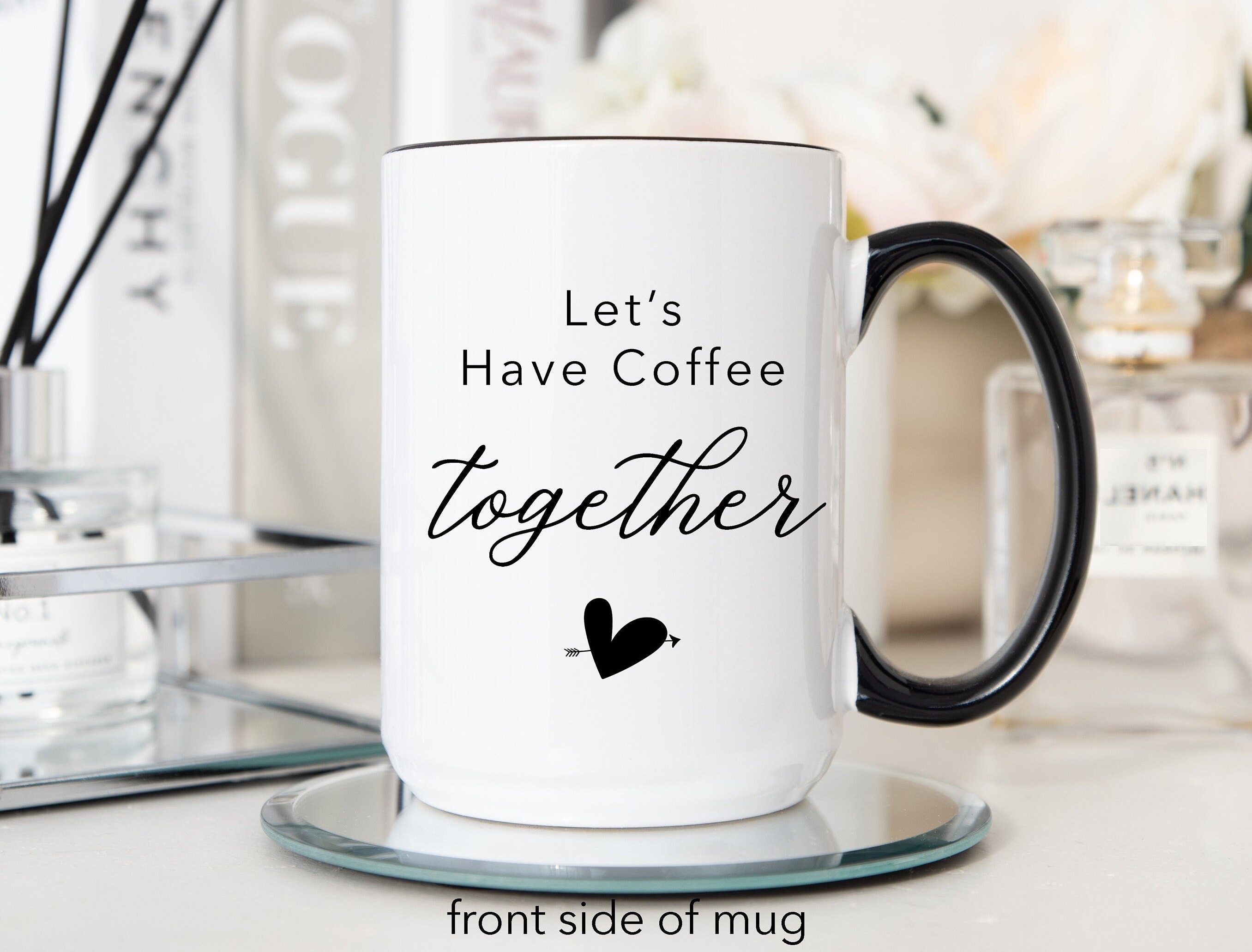 Matching Couple Engagement Gift Wedding Gift for Couple Coffee Together ...