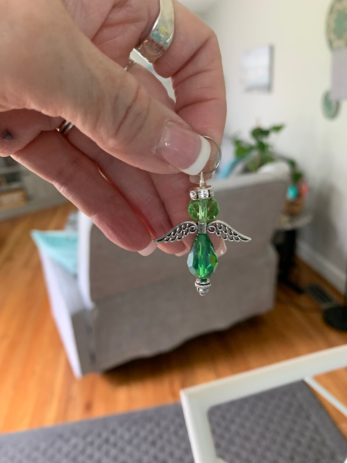 Crystal Guardian Angel Suncatcher - Etsy