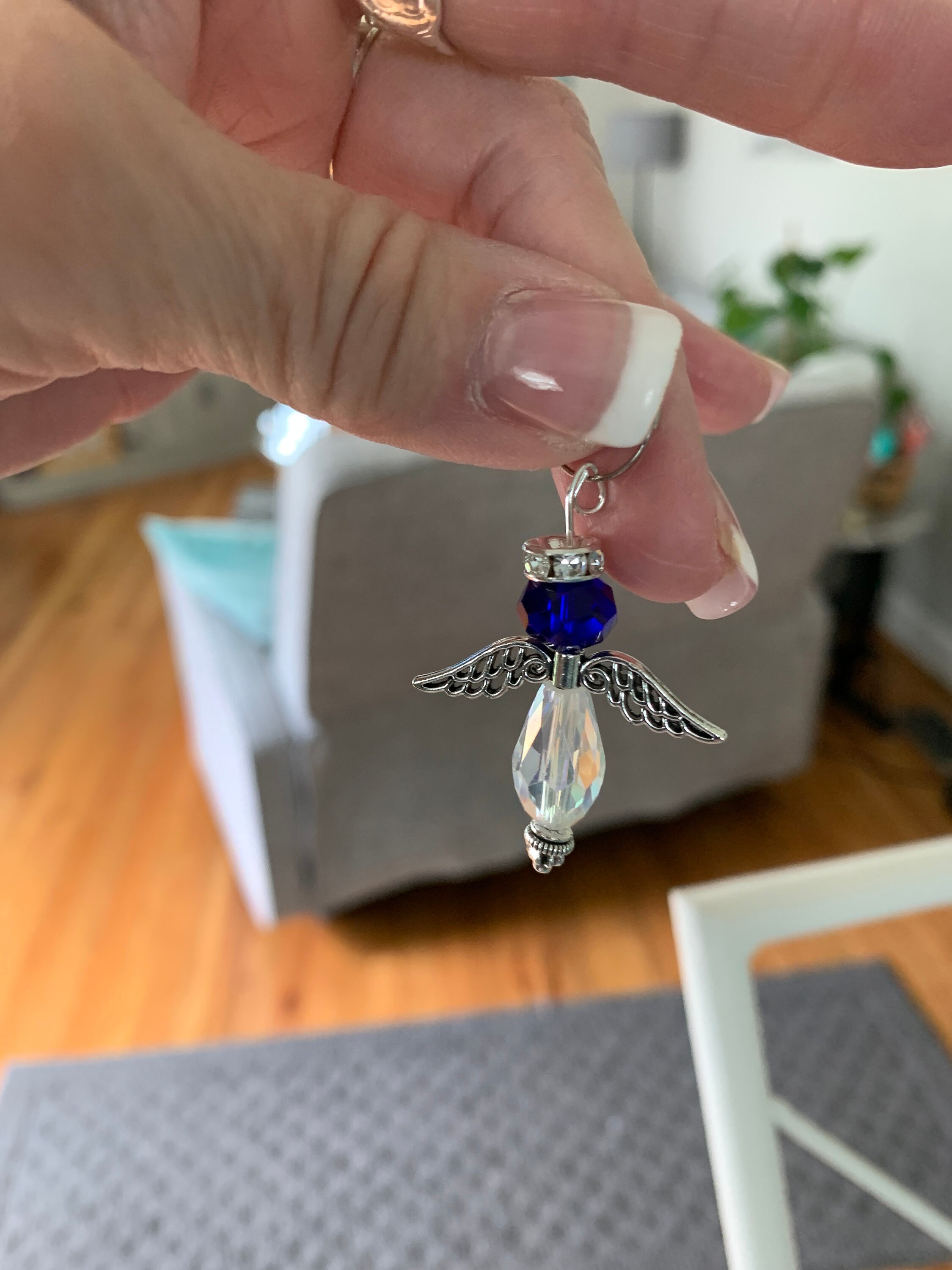 Crystal Guardian Angel, Suncatcher - Etsy