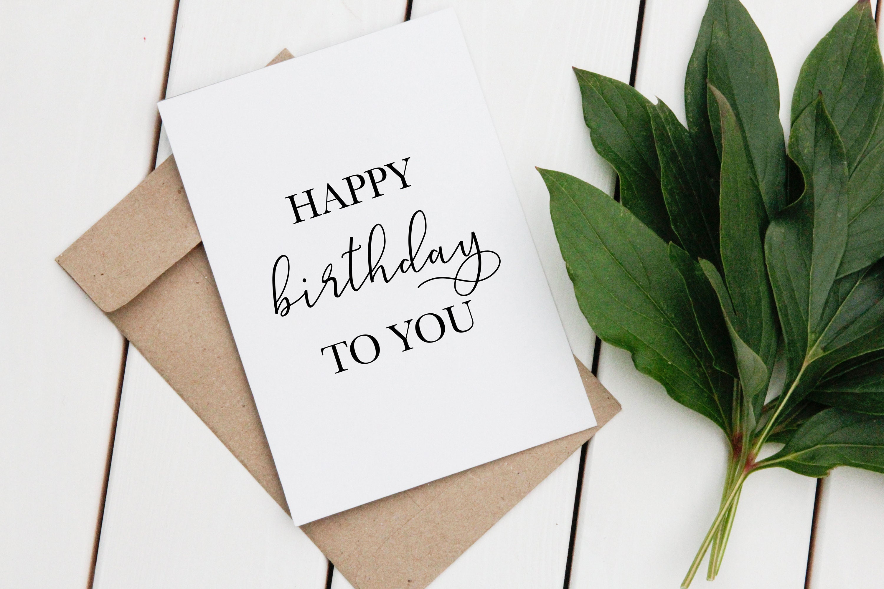 Happy Birthday Printable Sign for Card Poster Art Wall - Etsy