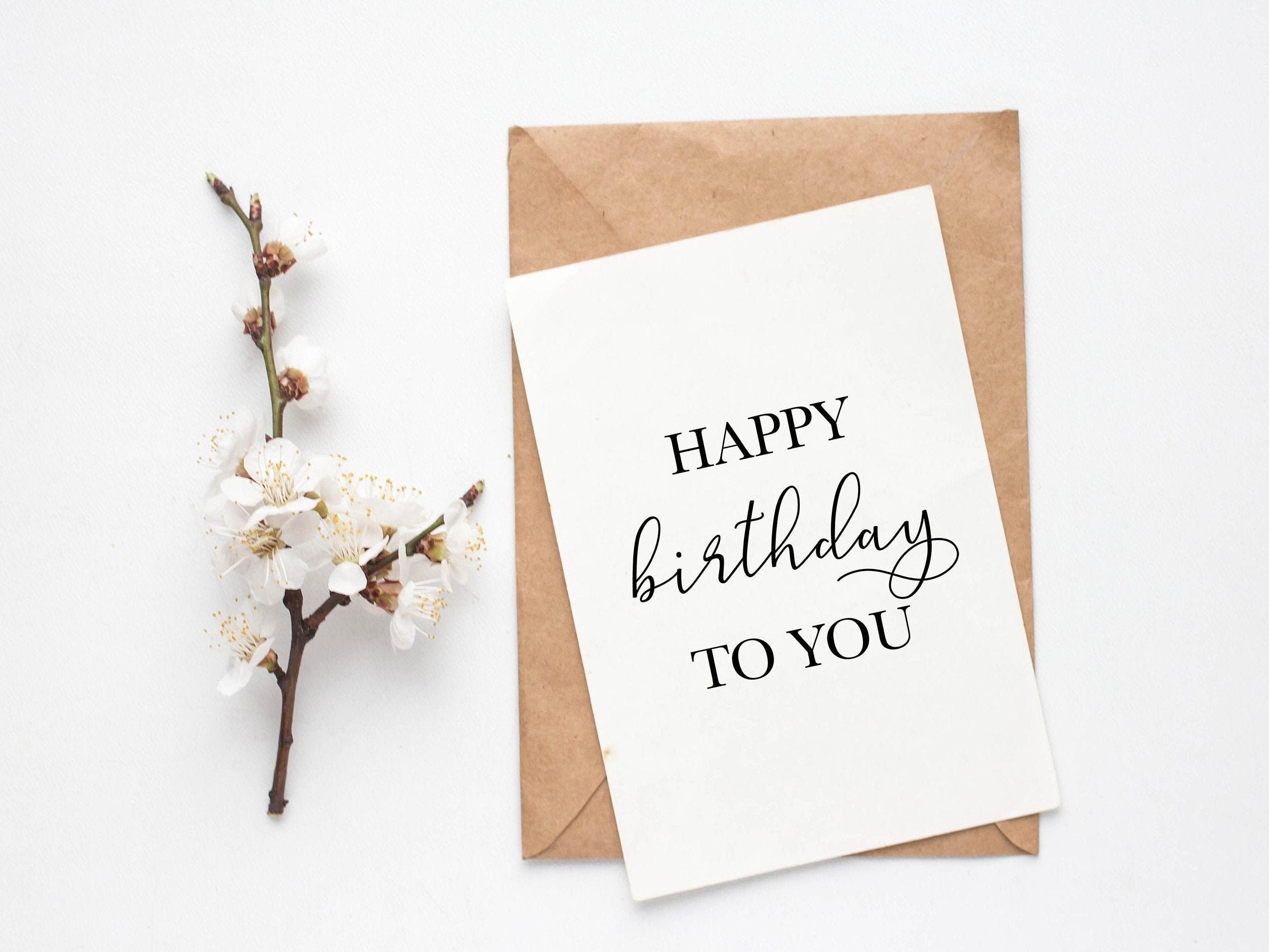 Happy Birthday Printable Sign for Card Poster Art Wall - Etsy