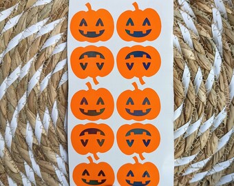 Small Pumpkin Decals - Etsy