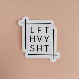 Lift Sticker Motivational Gym Sticker Gym Water Bottle - Etsy