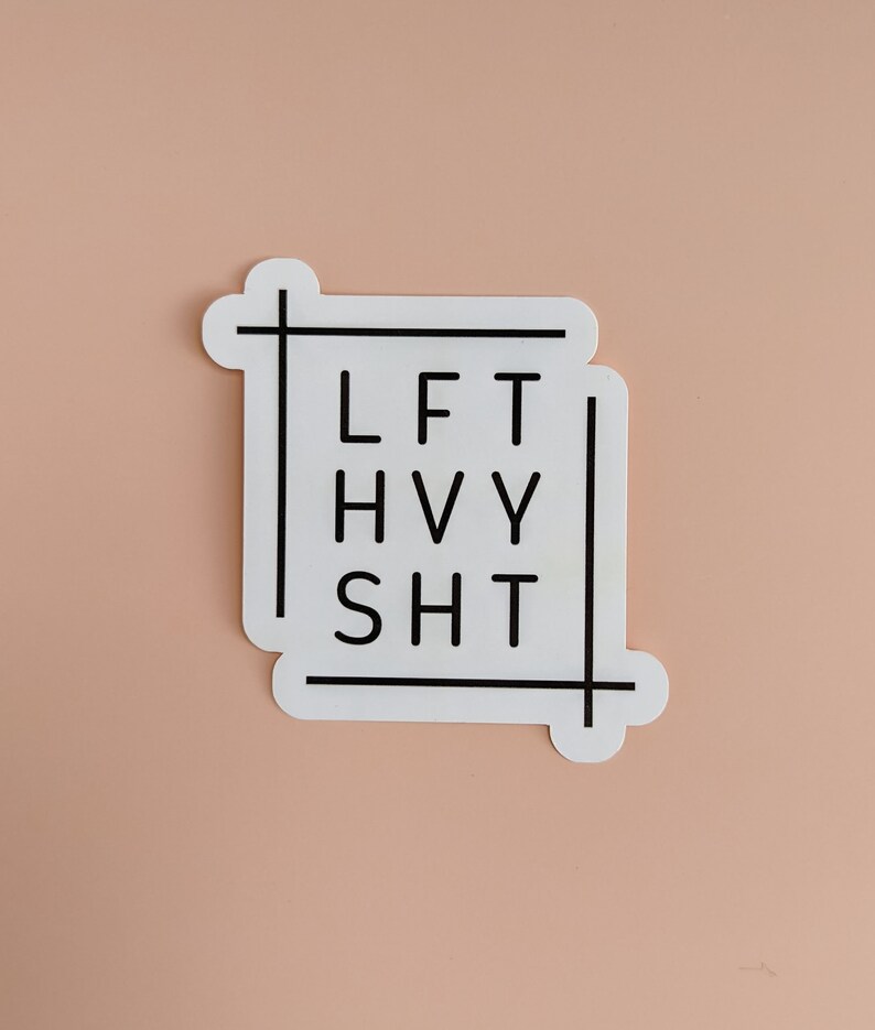 Lift Sticker Motivational Gym Sticker Gym Water Bottle - Etsy