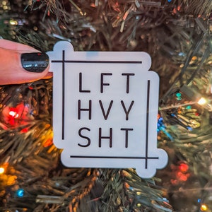 Lift Sticker Motivational Gym Sticker Gym Water Bottle - Etsy