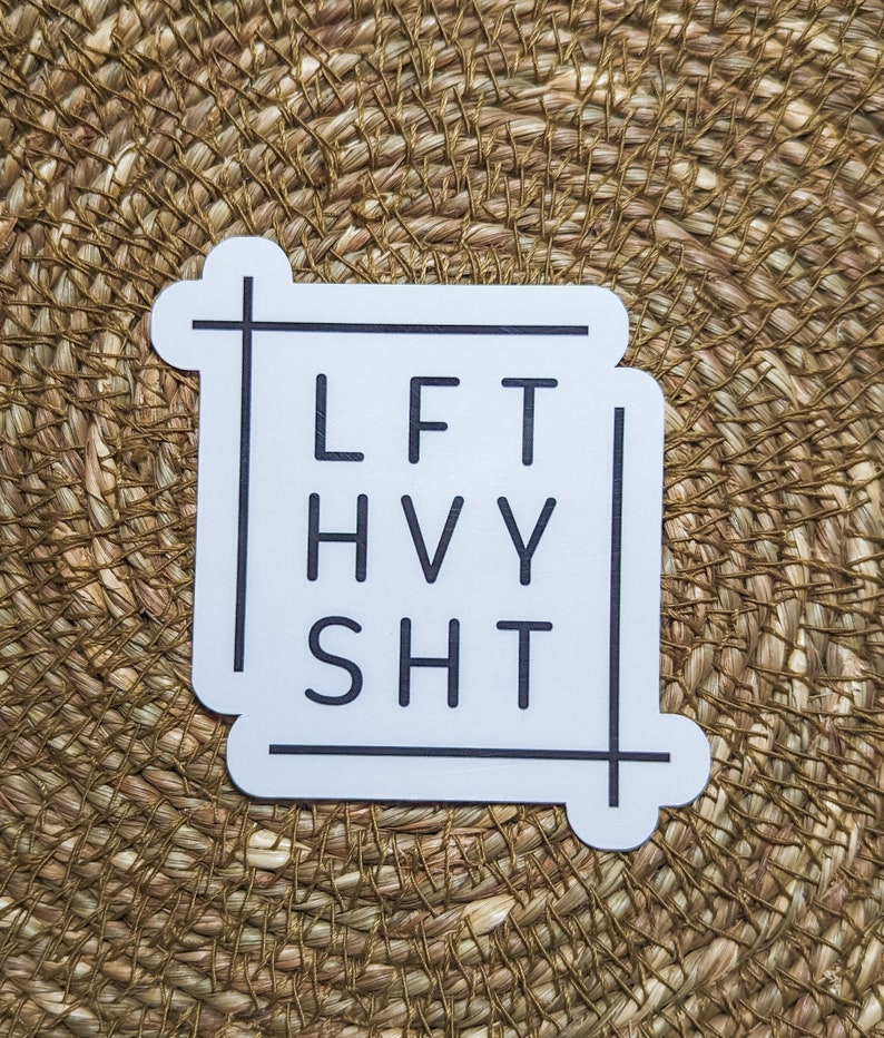 Lift Sticker Motivational Gym Sticker Gym Water Bottle - Etsy