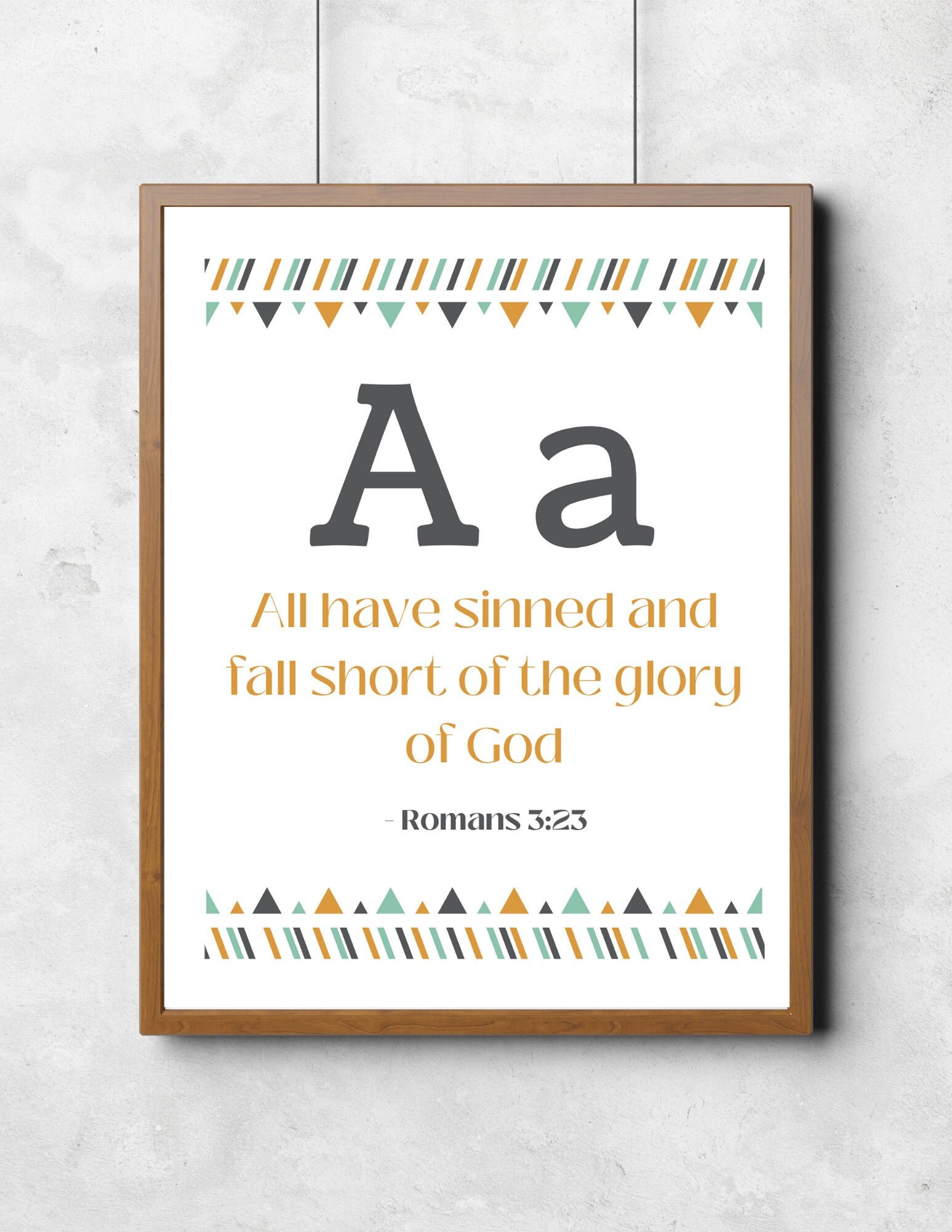 ABC Bible Verse Art digital Download - Etsy