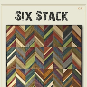 Six Stack Quilt Pattern - Etsy
