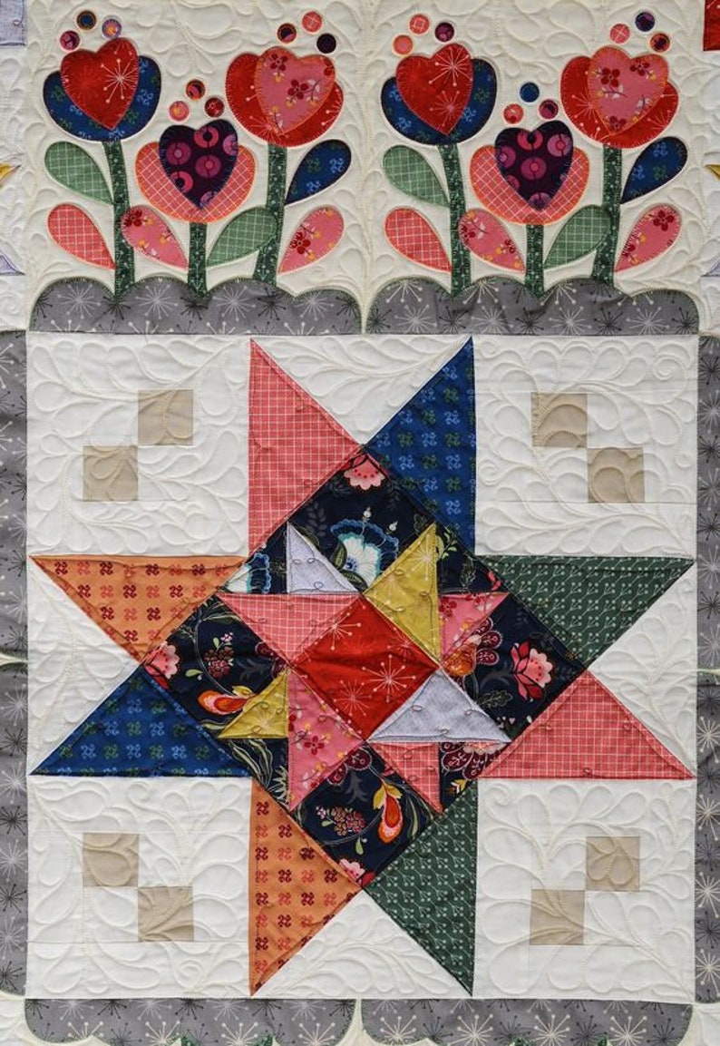 Color Love Block of the Month Pattern - Etsy