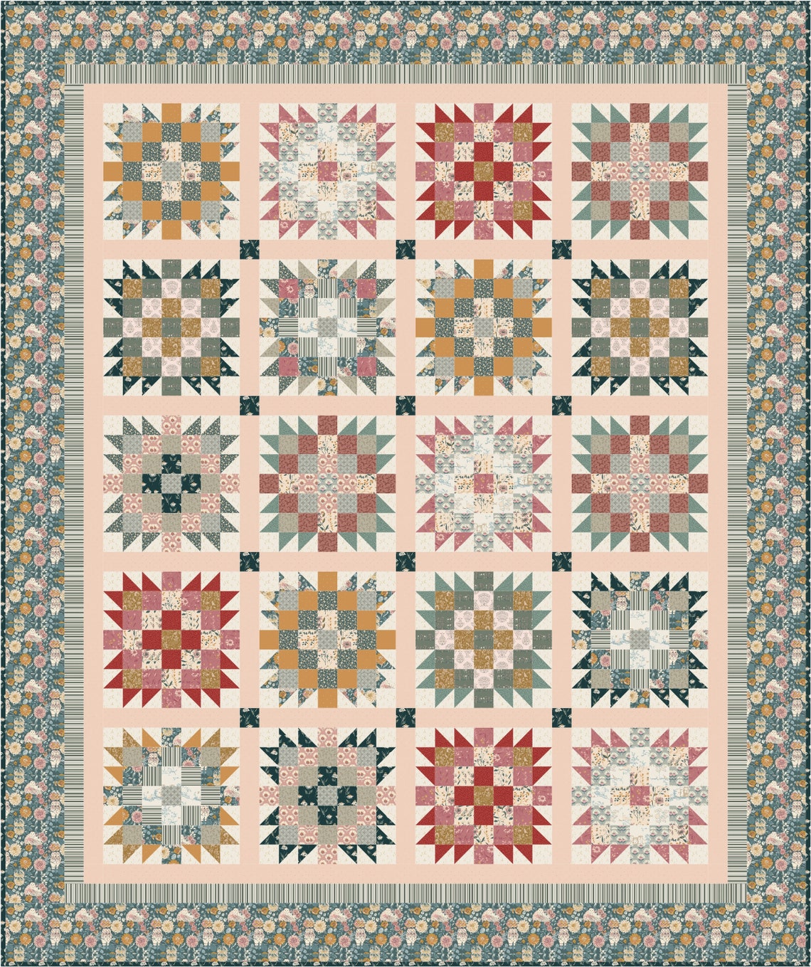 Georgetown Fat Quarter Friendly Quilt Pattern - Etsy