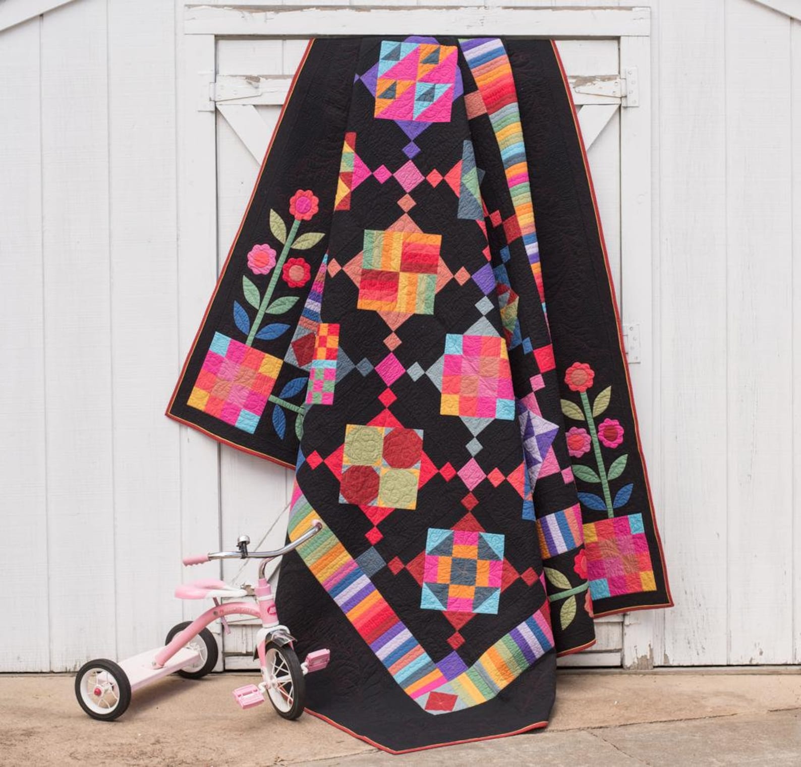 Amish With a Twist Block of the Month Sampler Pattern for 88 X 105 ...