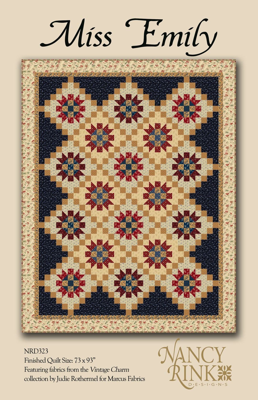 Miss Emily Vintage Inspired Quilt Judie Rothermel Fabric - Etsy