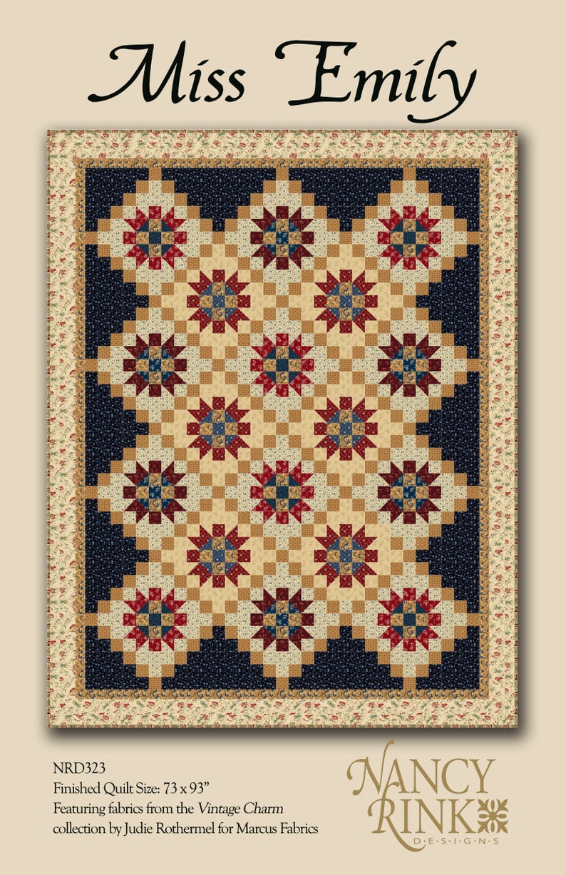Miss Emily Vintage Inspired Quilt Judie Rothermel Fabric - Etsy