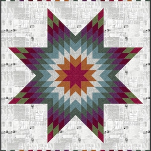 NRD305 Aglow Digital Quilt Pattern - Etsy UK