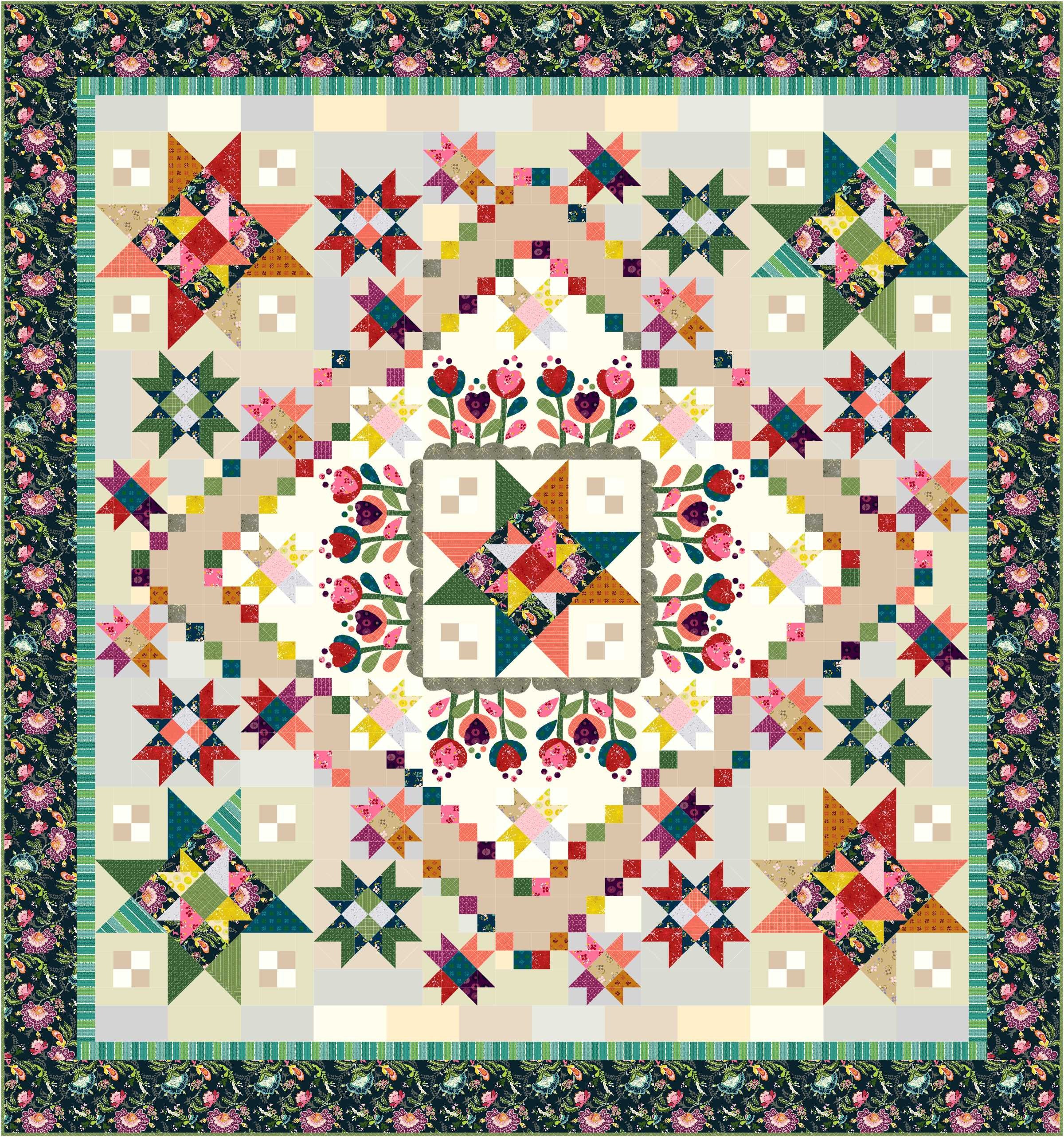 Color Love Block of the Month Pattern - Etsy