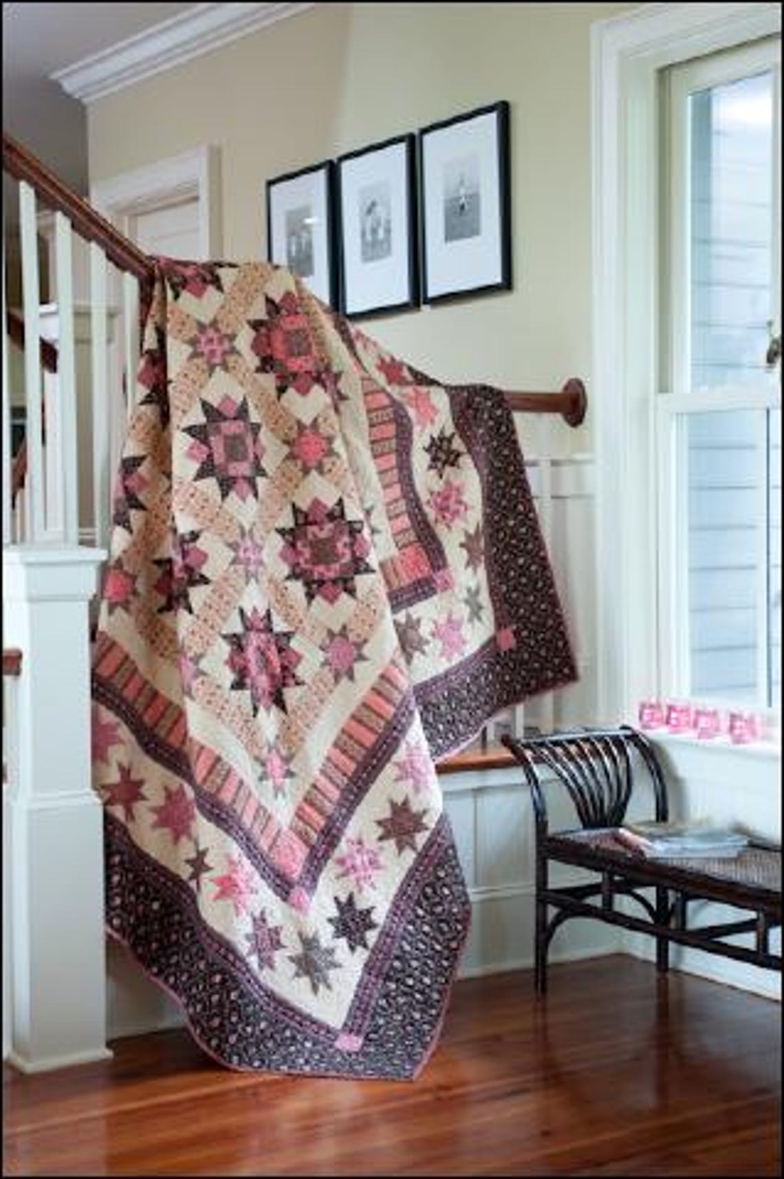 Milky Way Pink and Brown Quilt Pattern - Etsy