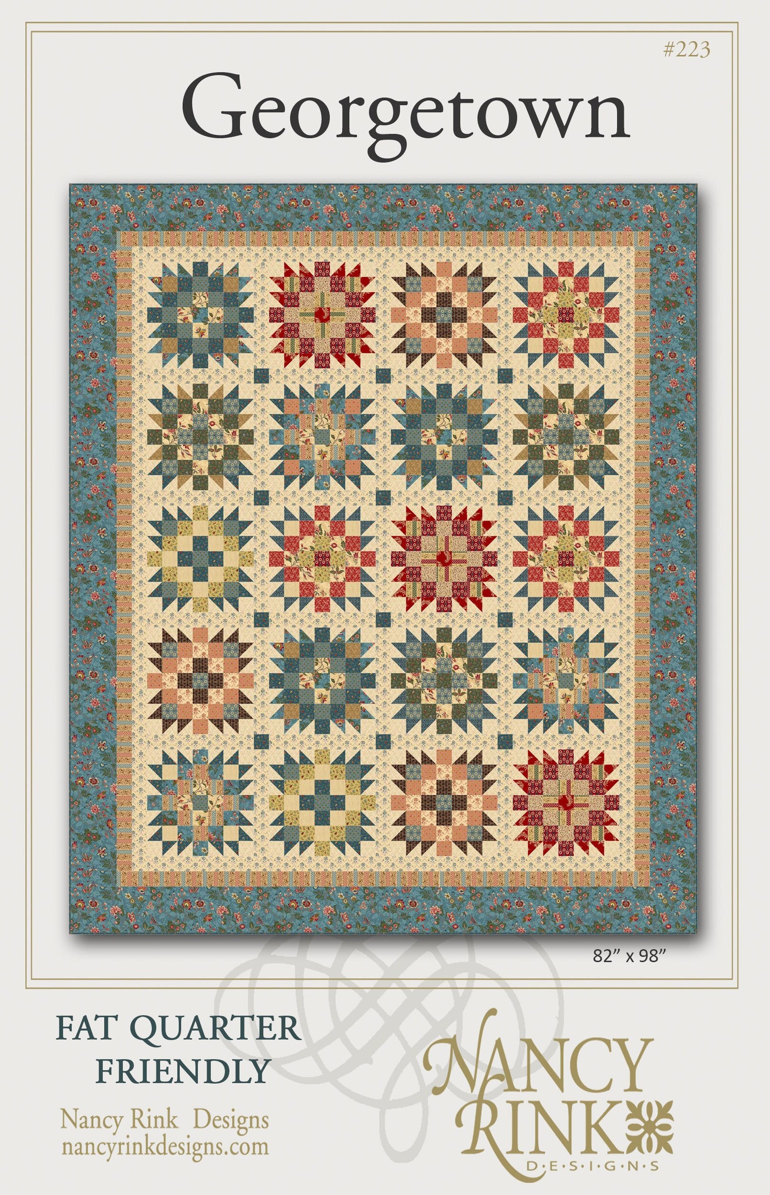 Georgetown Fat Quarter Friendly Quilt Pattern - Etsy