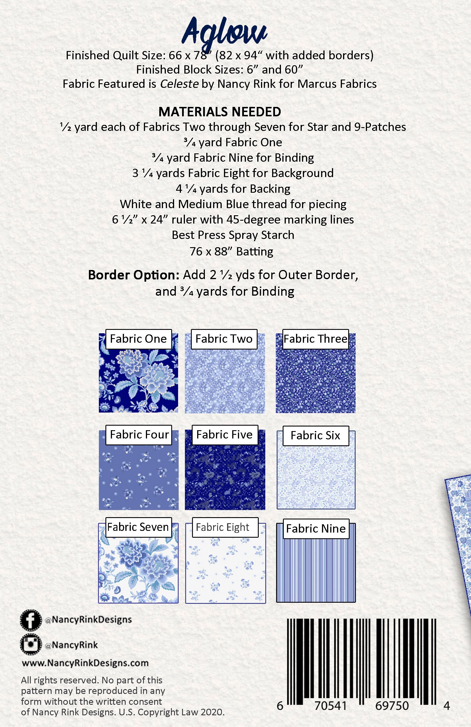 NRD305 Aglow Digital Quilt Pattern - Etsy