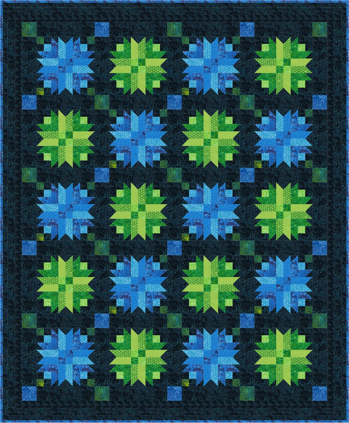 Equinox Quilt Pattern Batik Fat Quarter - Etsy