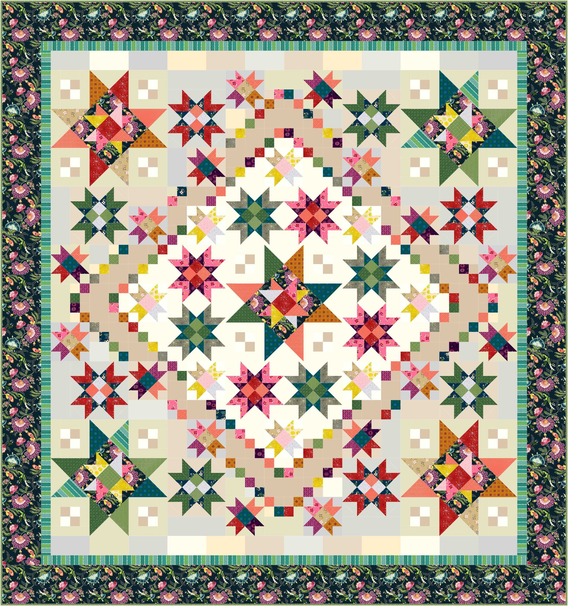 Color Love Block of the Month Pattern - Etsy