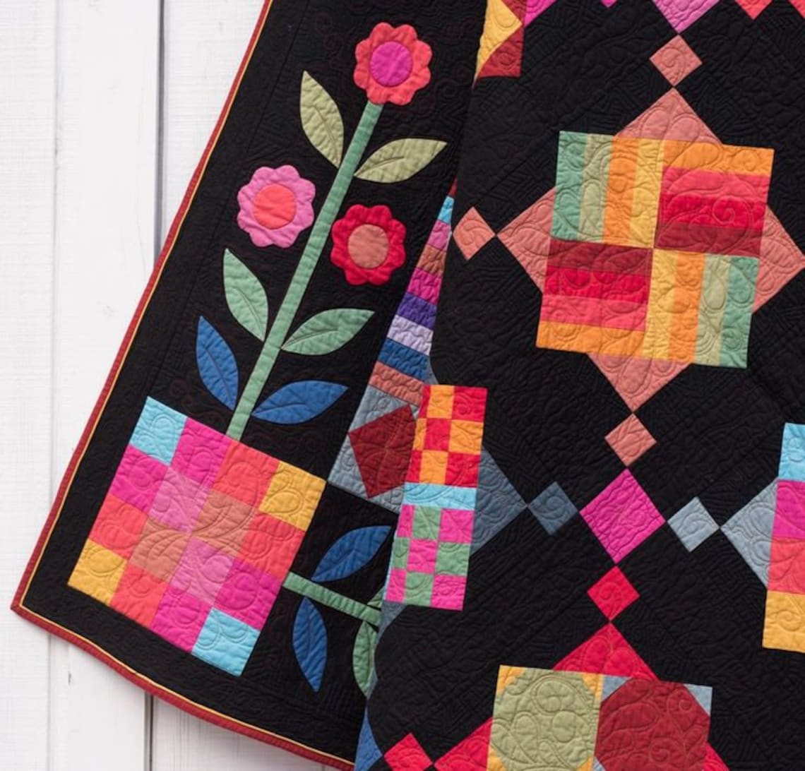 Amish With a Twist Block of the Month Sampler Pattern for 88 X 105 ...