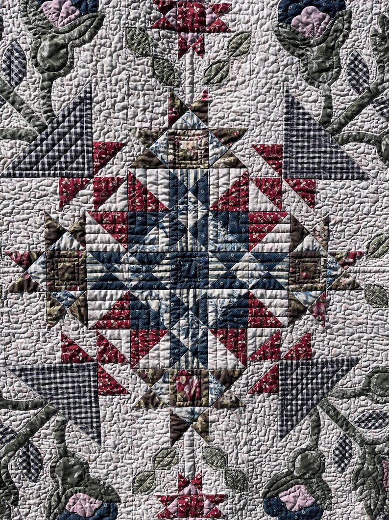 Haberdashery Sampler Quilt Pattern: Nancy Rink Design (PDF Pattern) - Etsy