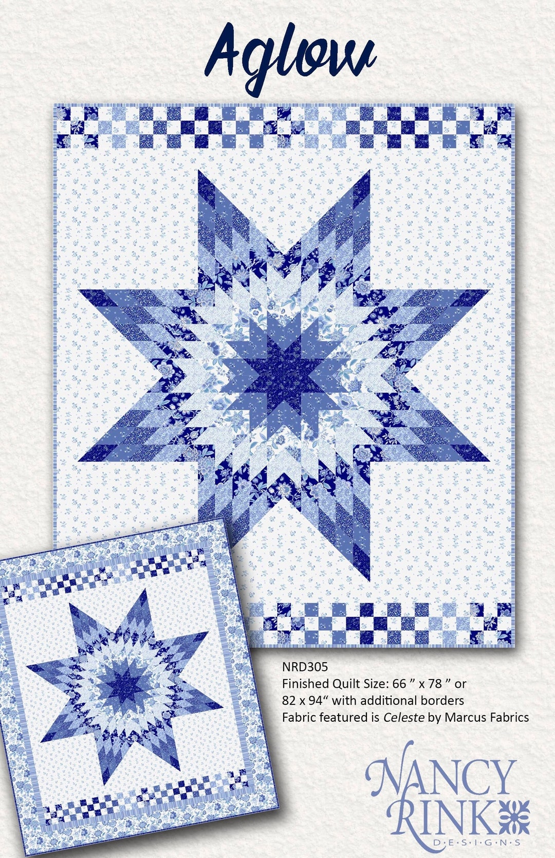 NRD305 Aglow Digital Quilt Pattern - Etsy