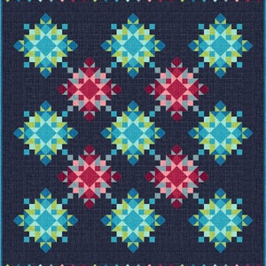Water Crystals Batik Quilt Pattern Nancy Rink - Etsy