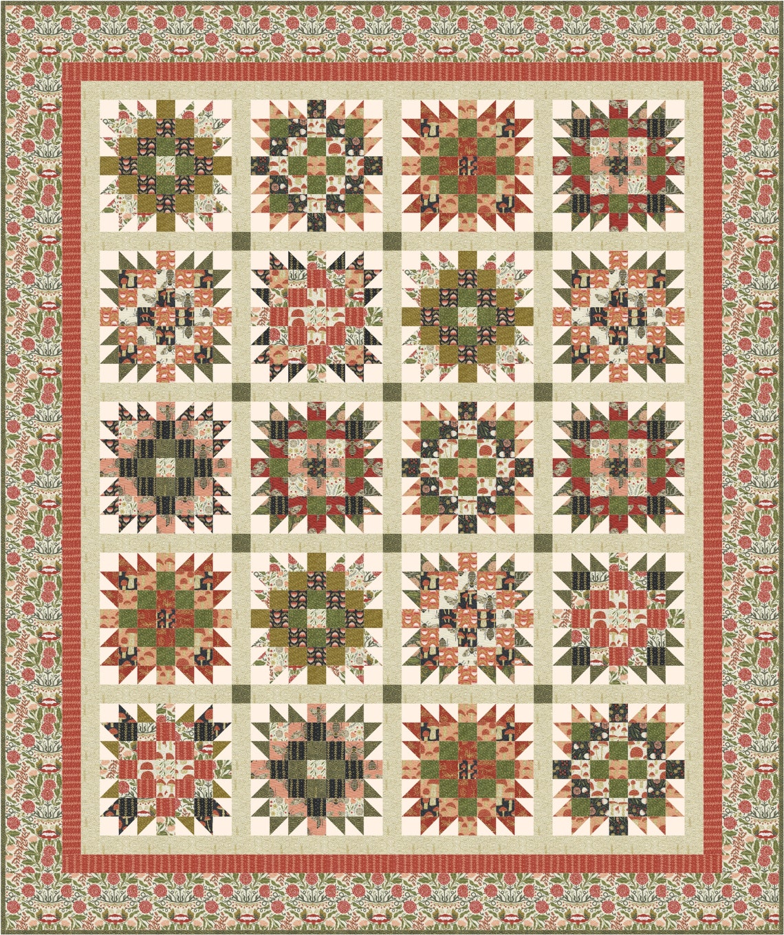 Georgetown Fat Quarter Friendly Quilt Pattern - Etsy