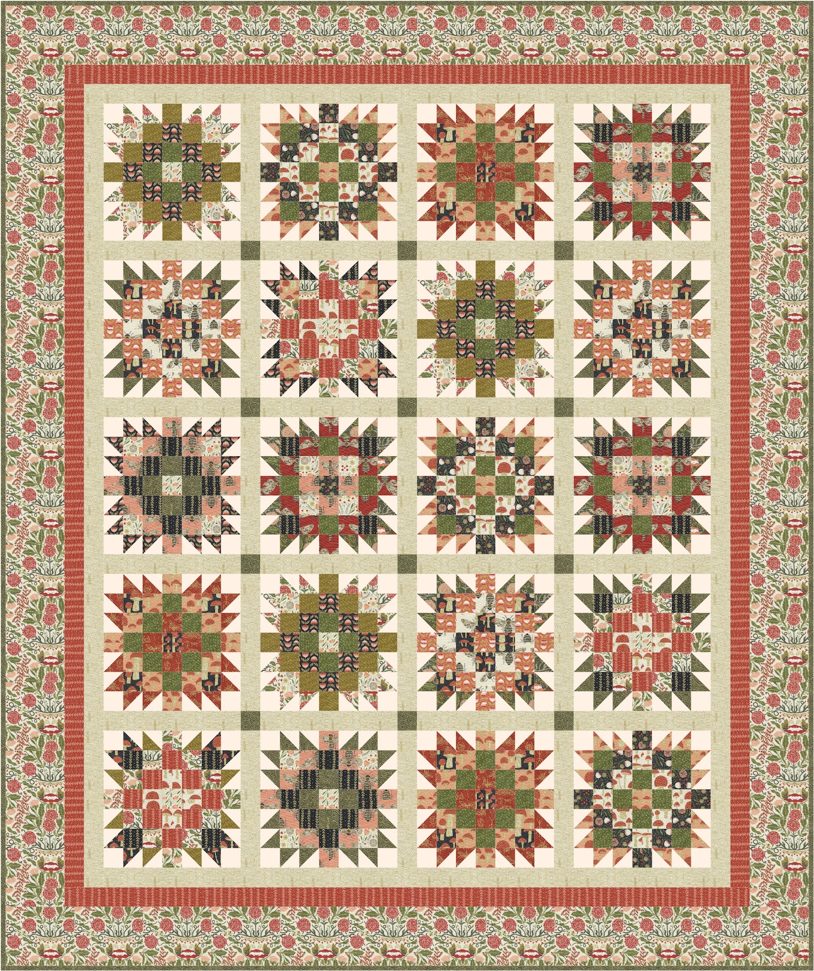 Georgetown Fat Quarter Friendly Quilt Pattern - Etsy