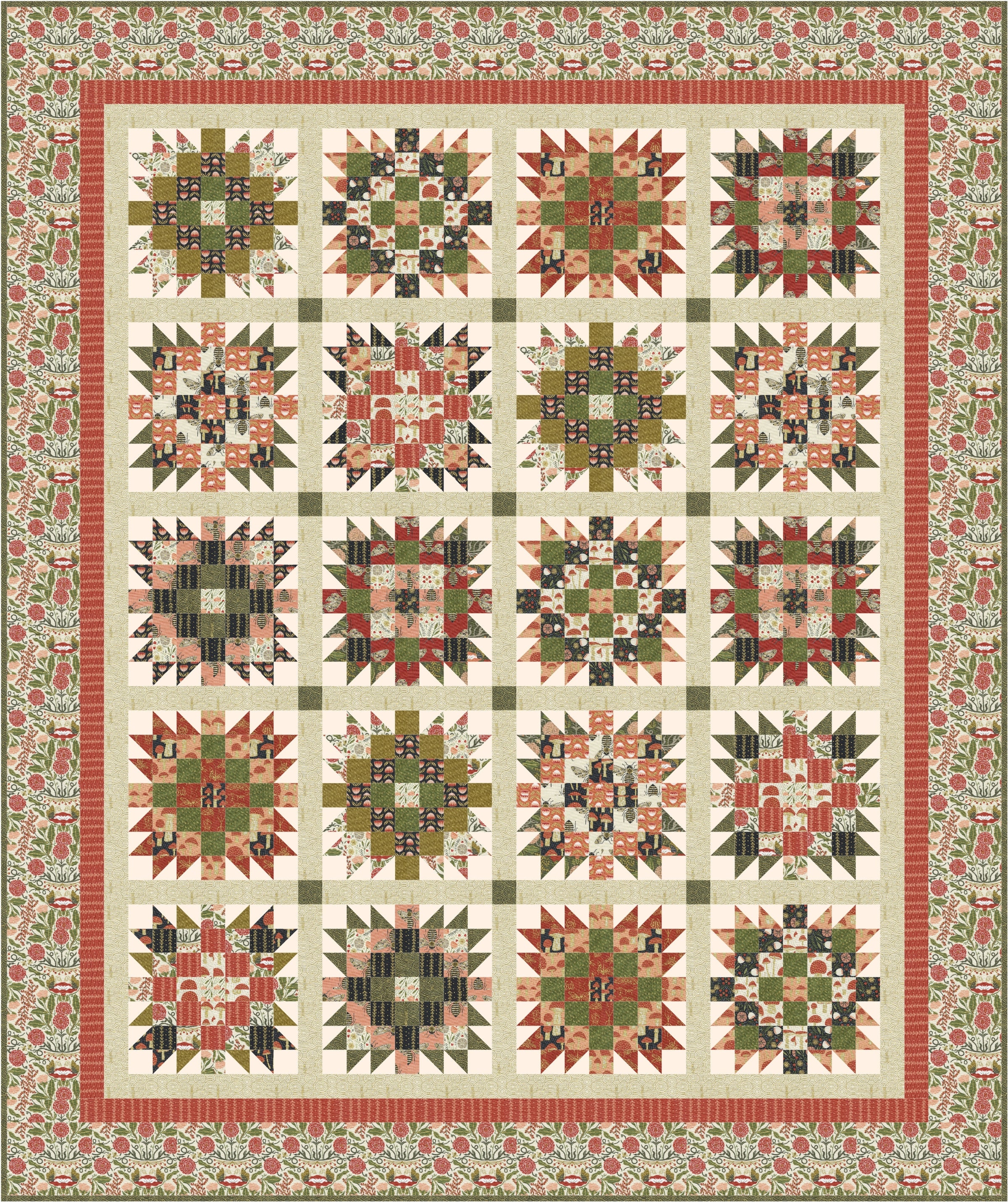 Georgetown Fat Quarter Friendly Quilt Pattern - Etsy