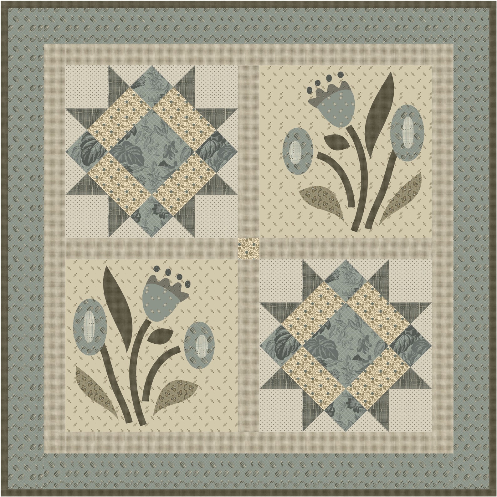 Best Friends Wall Hanging and Runner Quilt Pattern - Etsy