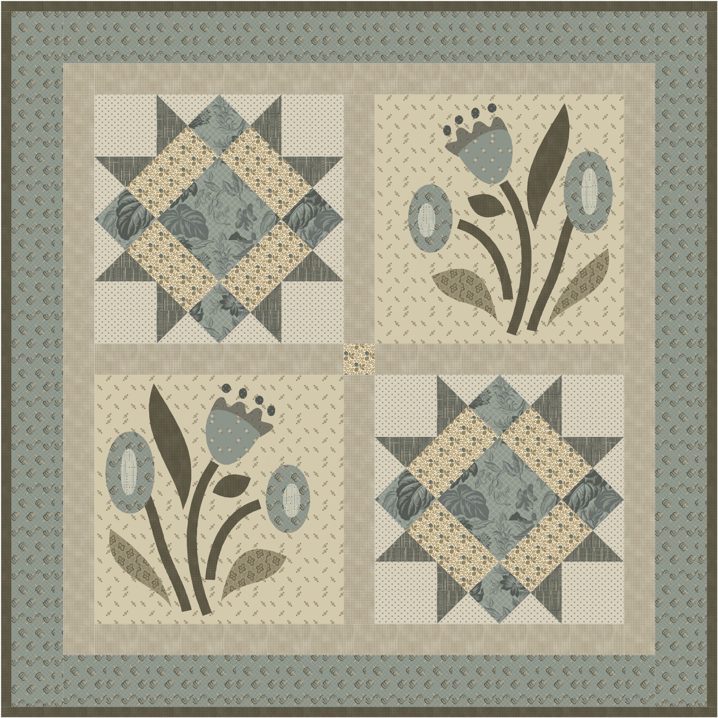 Best Friends Wall Hanging and Runner Quilt Pattern - Etsy